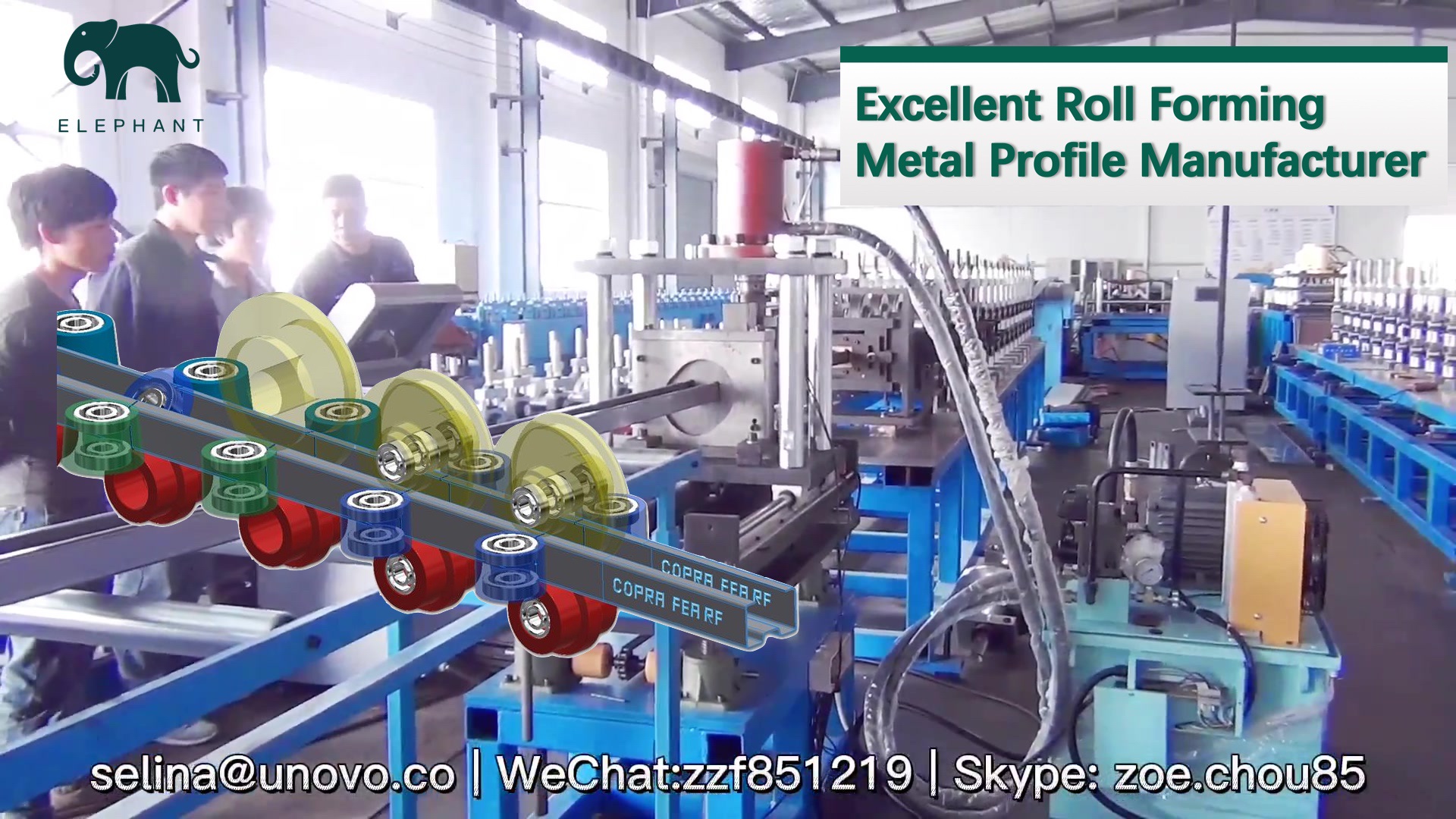 Australia-C-Channel-roll-forming-machine - ElephantGroup